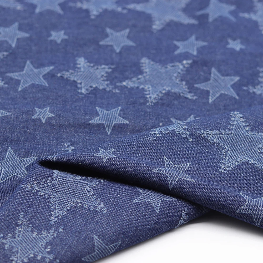 Distressed Denim Fabric