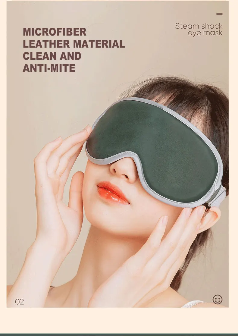 Vert - Masque oculaire chauffant à la lavande pour dormir, Cache-yeux ...