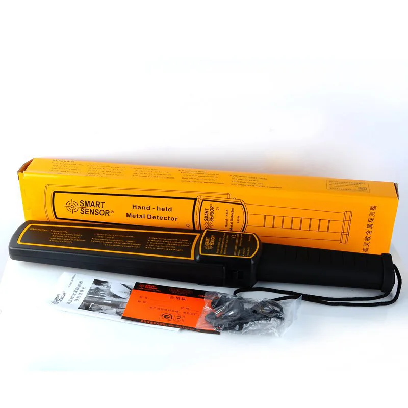AR954 Handheld Metal Detector Metal Detection Probe Device Security ...
