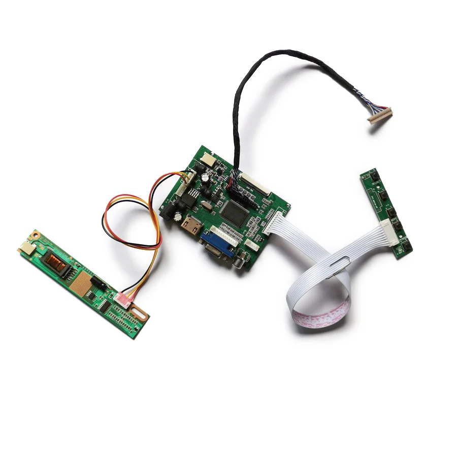 1024*768 1-CCFL LVDS 20-Pin LCD Display Controller Drive Board DIY Kit ...