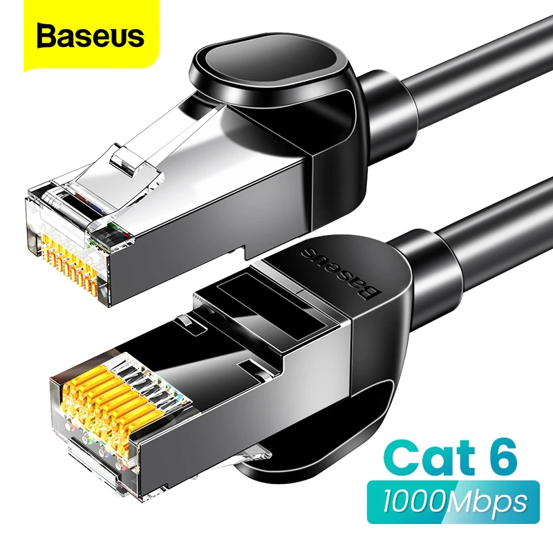 Baseus Round Ethernet Cable Cat 6 Lan Cable Cat6 Rj 45 Network Cable ...
