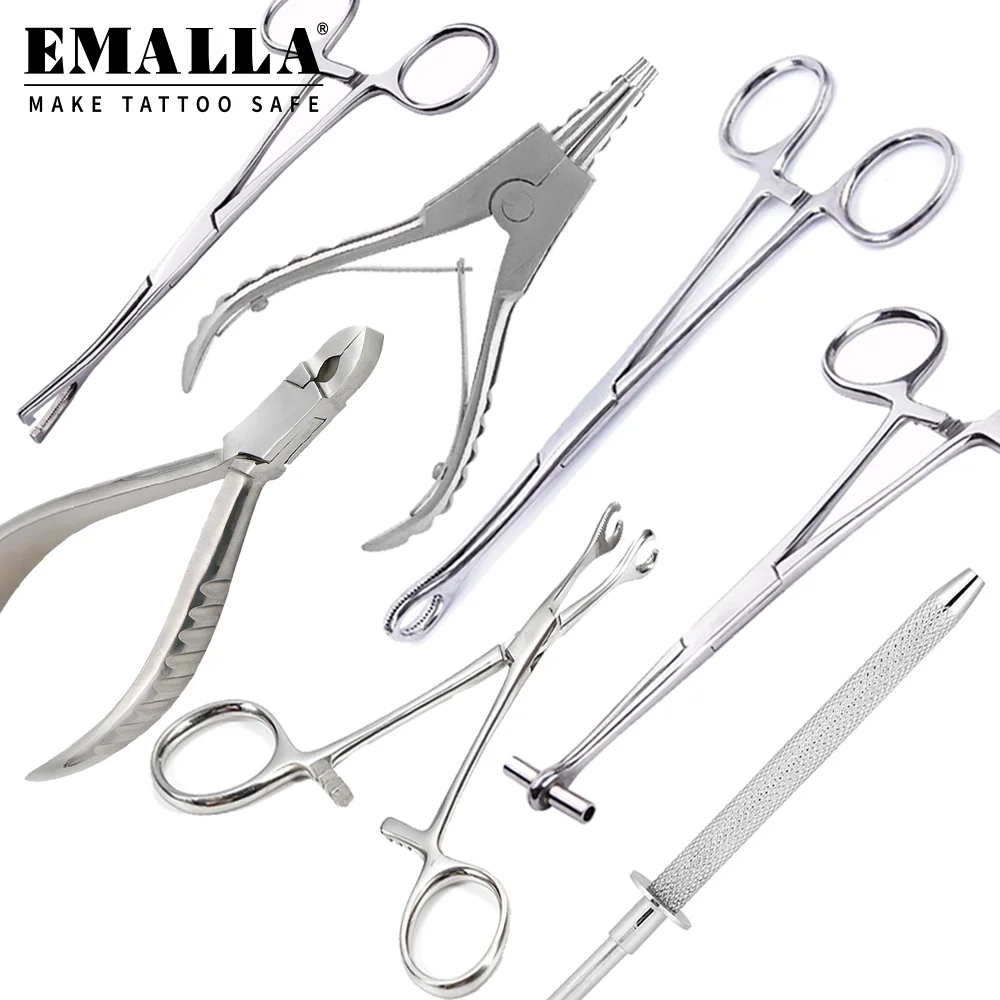 Body Piercing Instruments KIT Tools PENINGTON Forceps, DS-740 By ONLINE ...