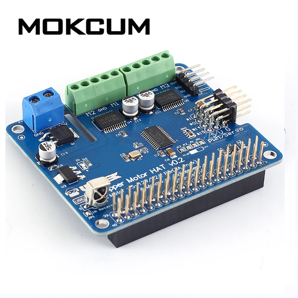 Servo-Motor-Driver-Module-Robot-Shield-for-Raspberry-Pi-3B-3B-Stepper ...