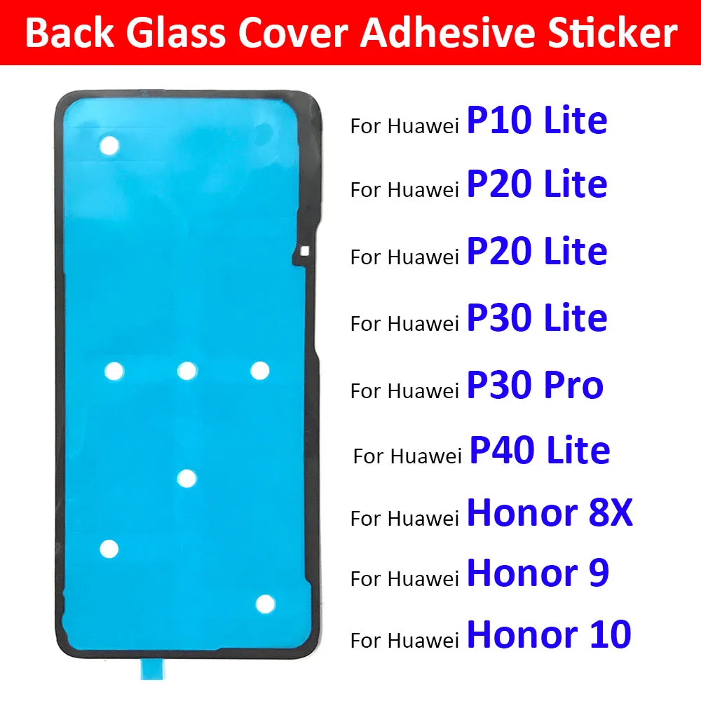 2pcs Adhesive Sticker Back Housing Battery Cover Glue Tape For Huawei ...