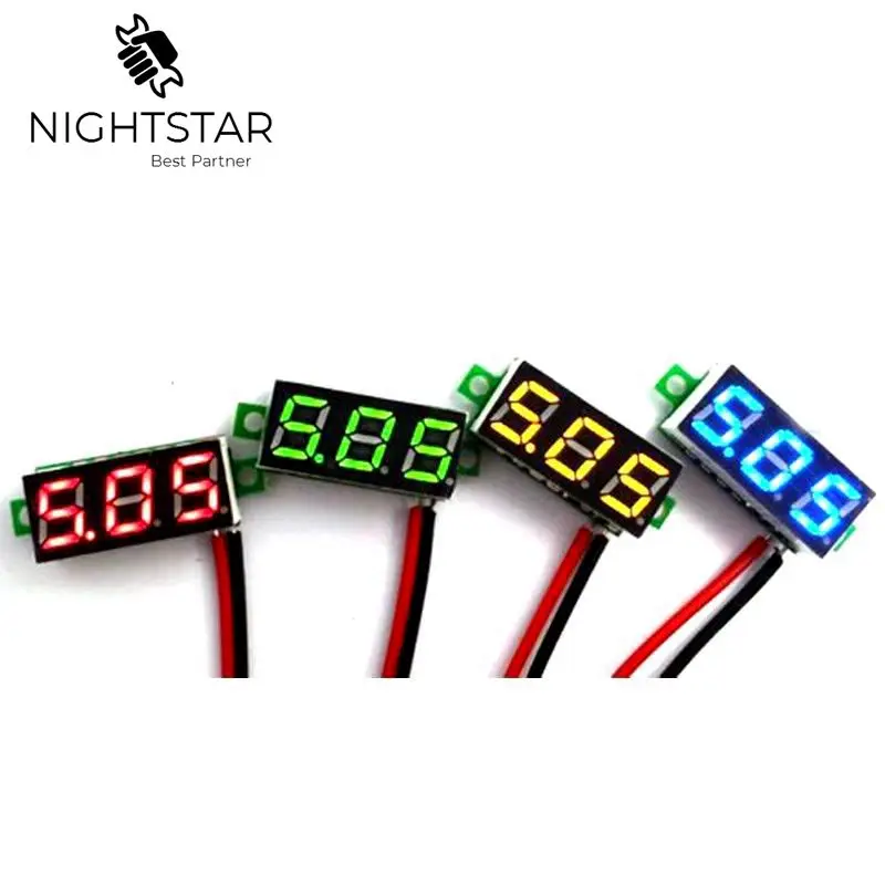 Dc 4.5-30v Led Mini Digital Voltmeter Led Display Volt Meter Gauge ...