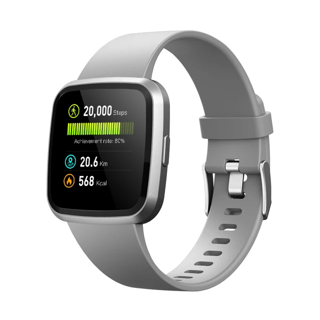 luxury led smart watch Waterproof Smartwatch Women Heart Rate Monitor ...