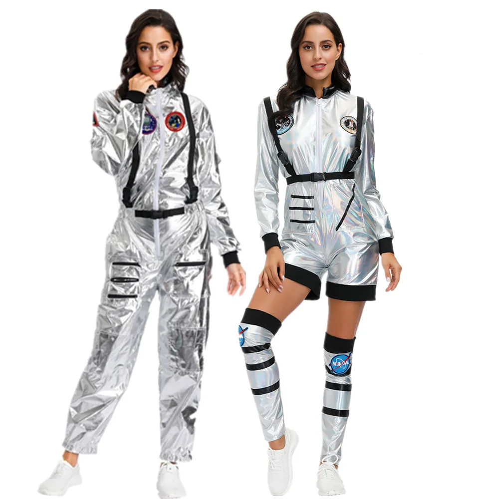 Astronaut Costumes Cosplay Holiday Women Alien Spaceman Clothes for ...