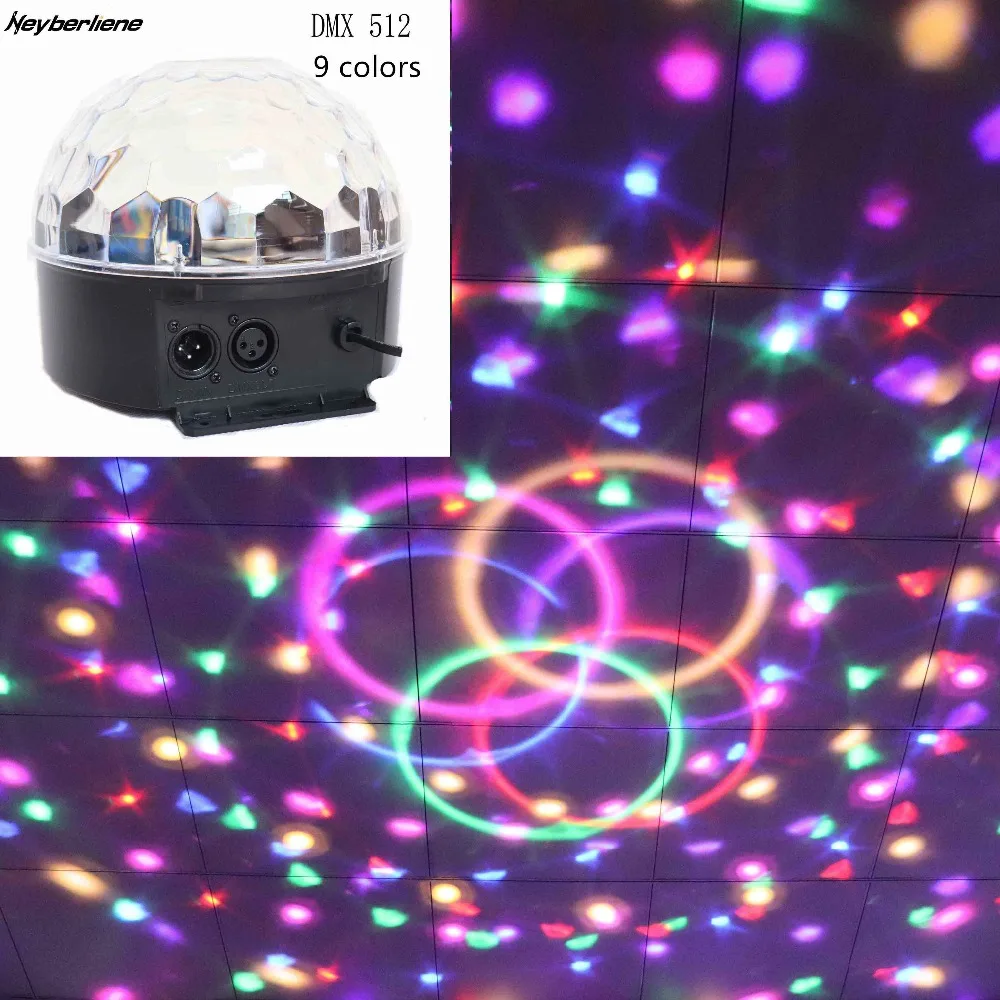 9 Colors Dj dmX 512 Controller Party Lights Stage Light LED Crystal ...