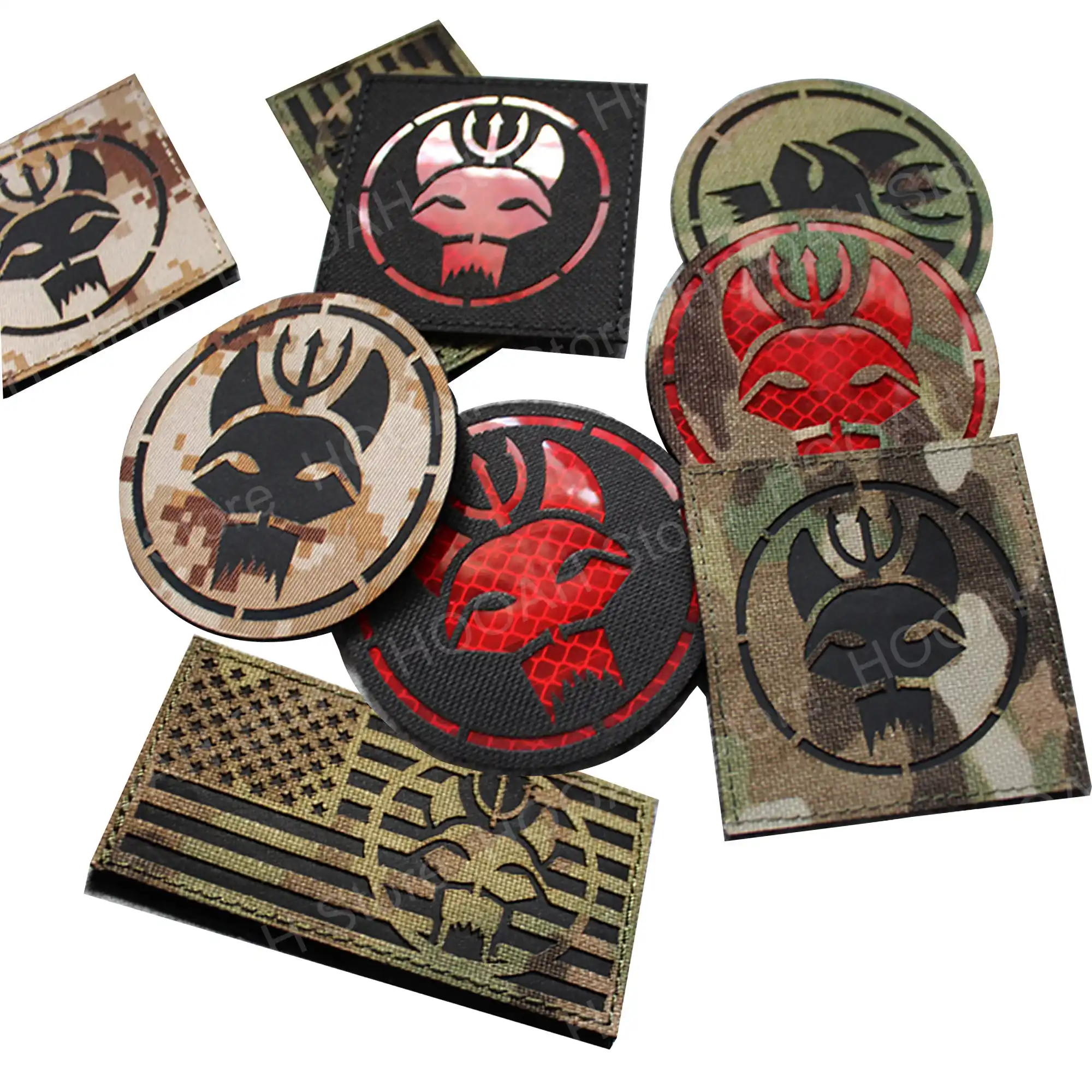 Call Sign Military Patches Seal Team IR Infrared Reflective Tactical Badges 1B9/2B9/3B9/6B9 ...