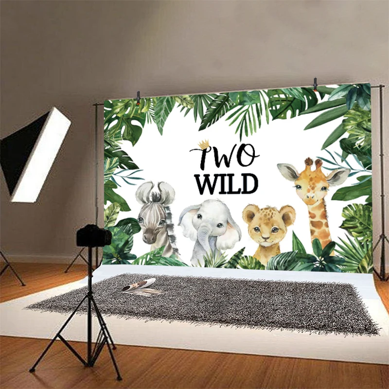 Paper & Party Supplies Kids Birthday Party Photography Animal Elk ...