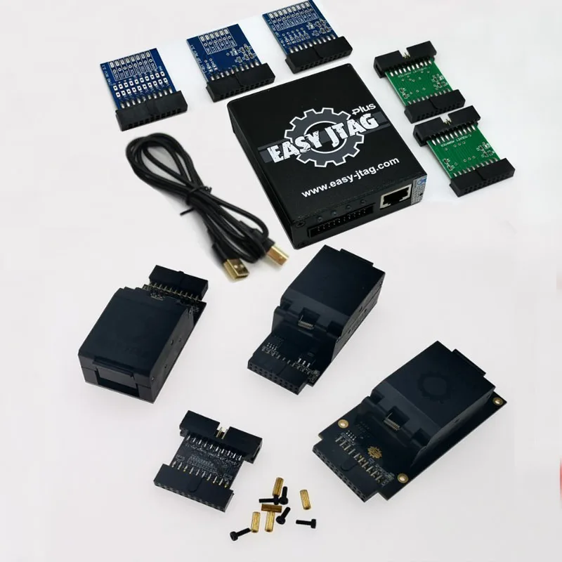 Novo easy jtag plus box + easyjtag ufs bga 95 soquete + jtag fácil ufs ...