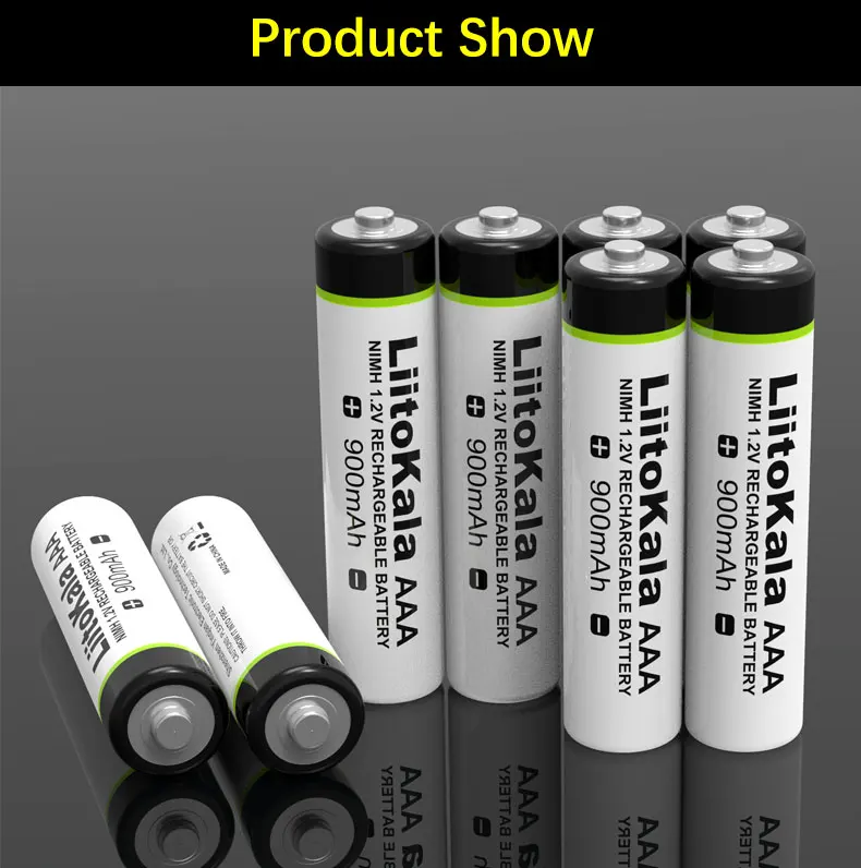 1PCS 1.2V-AAA--VeitoKala Piles Nilaissée rechargeables pour lampe de ...