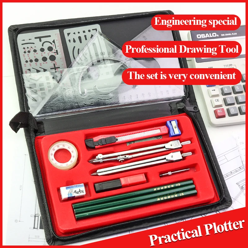 Machinery-Combination-Plotter-SP-260-Drawing-Compasses-Set-Civil ...