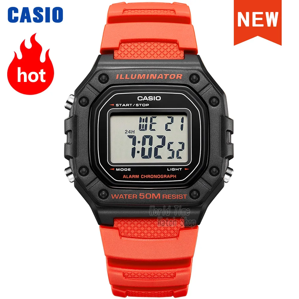 Casio relógio g shock masculino militar, relógio de pulso, led, digital, à prova d'água 50m ...