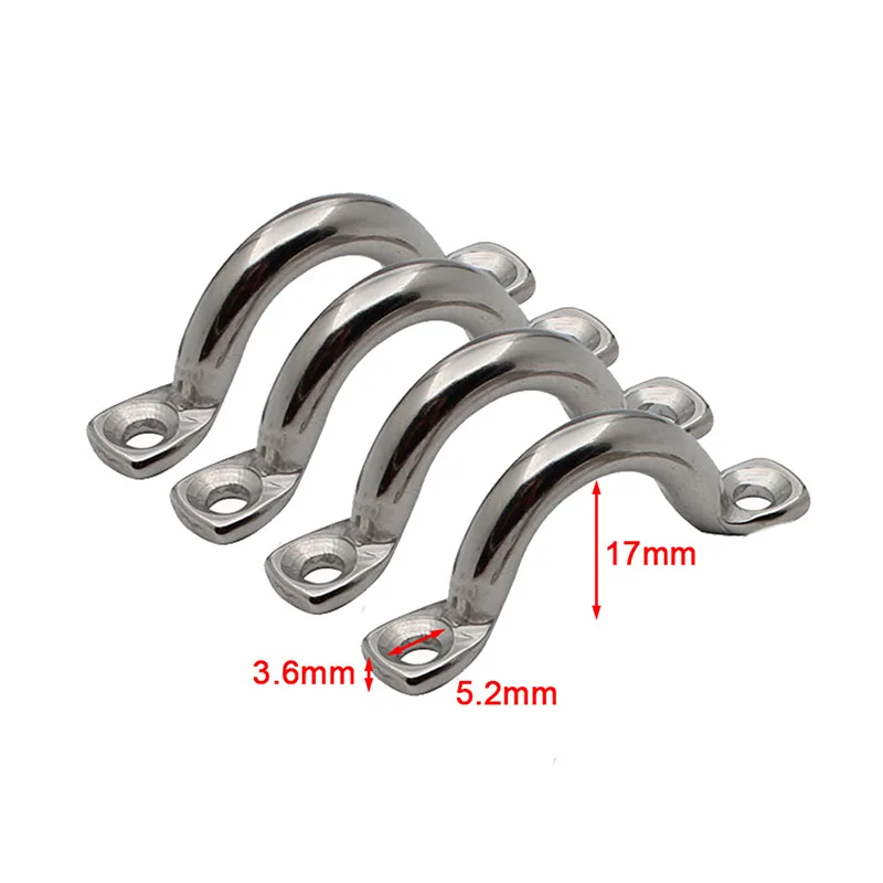 4Db Rozsdamentes Acél 316 Huzalos Szempántok Nyeregklip Csónakja Hajó ...