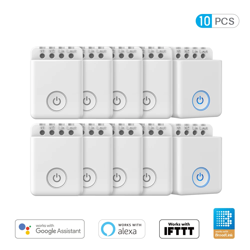 1/2/3/4/5/6/8/10-pack Broadlink Bestcon Mcb1 Smart Home Voice Control ...