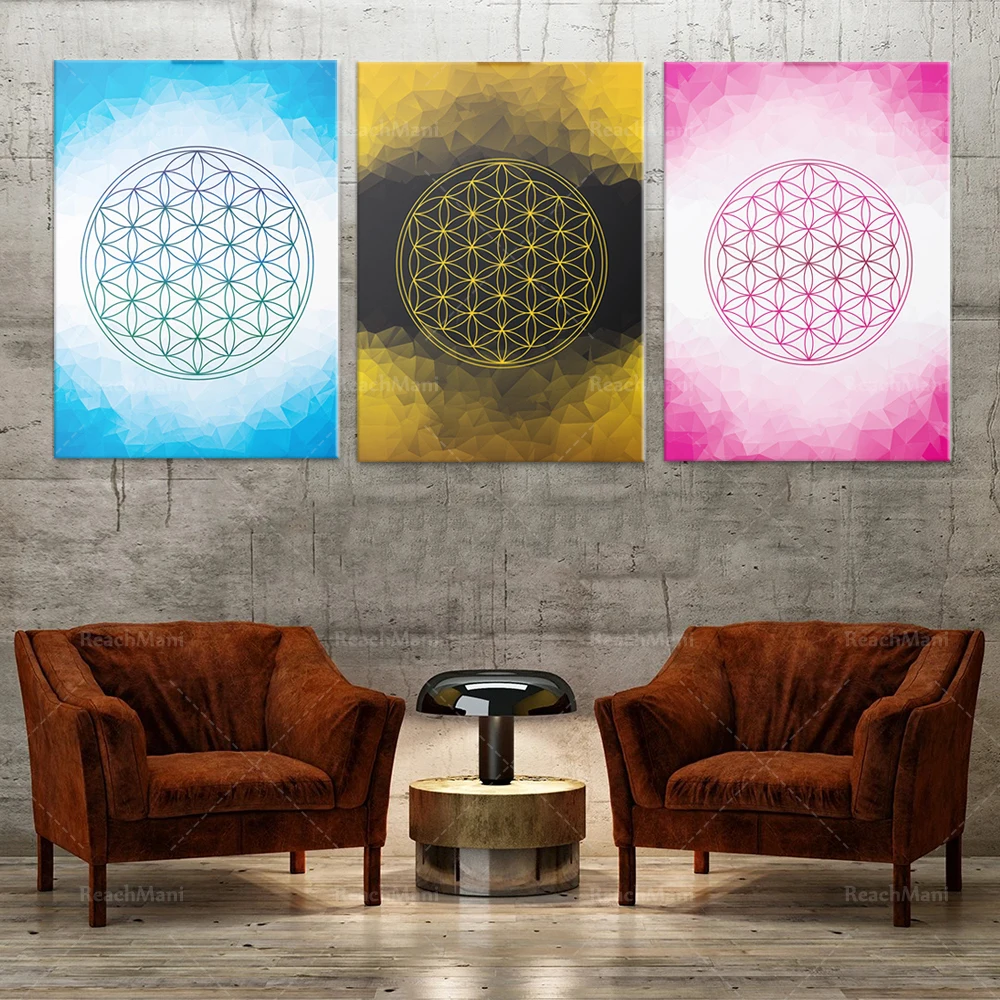 Flower Of Life Sacred Geometry Art