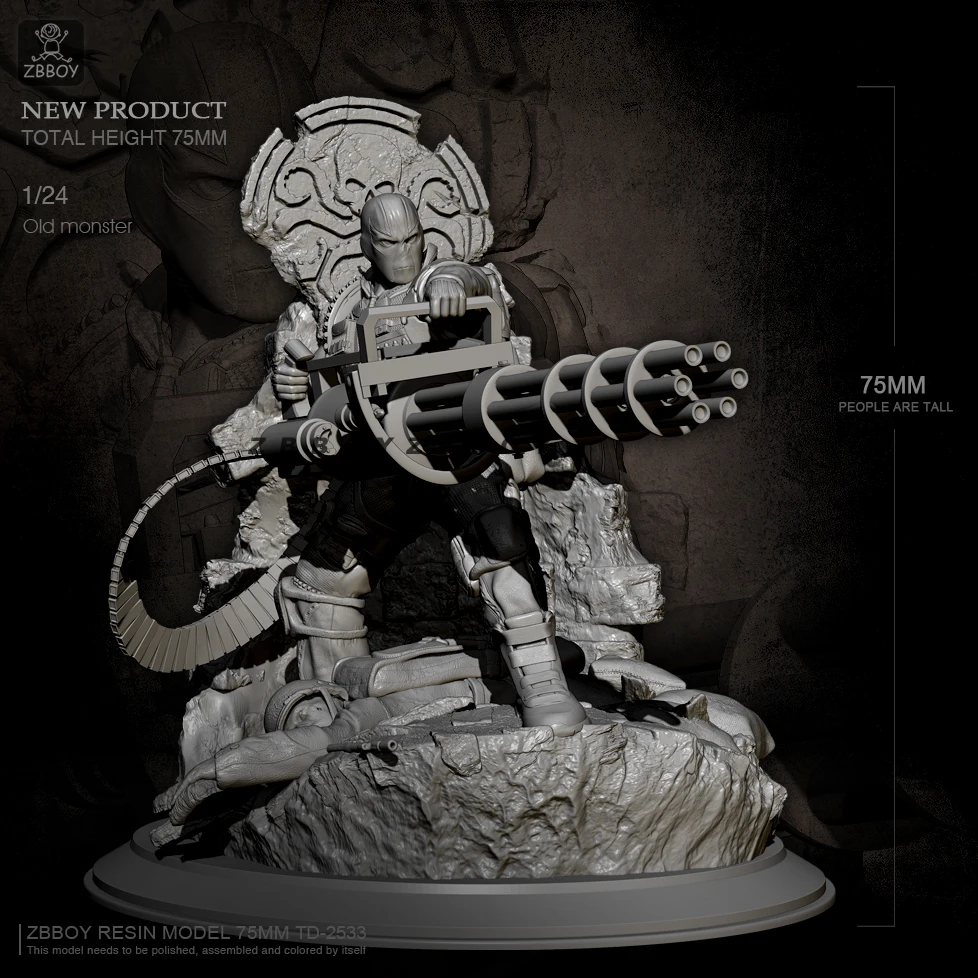 75MM Resin model kits DIY toy figure self assembled TD 2533|Model ...