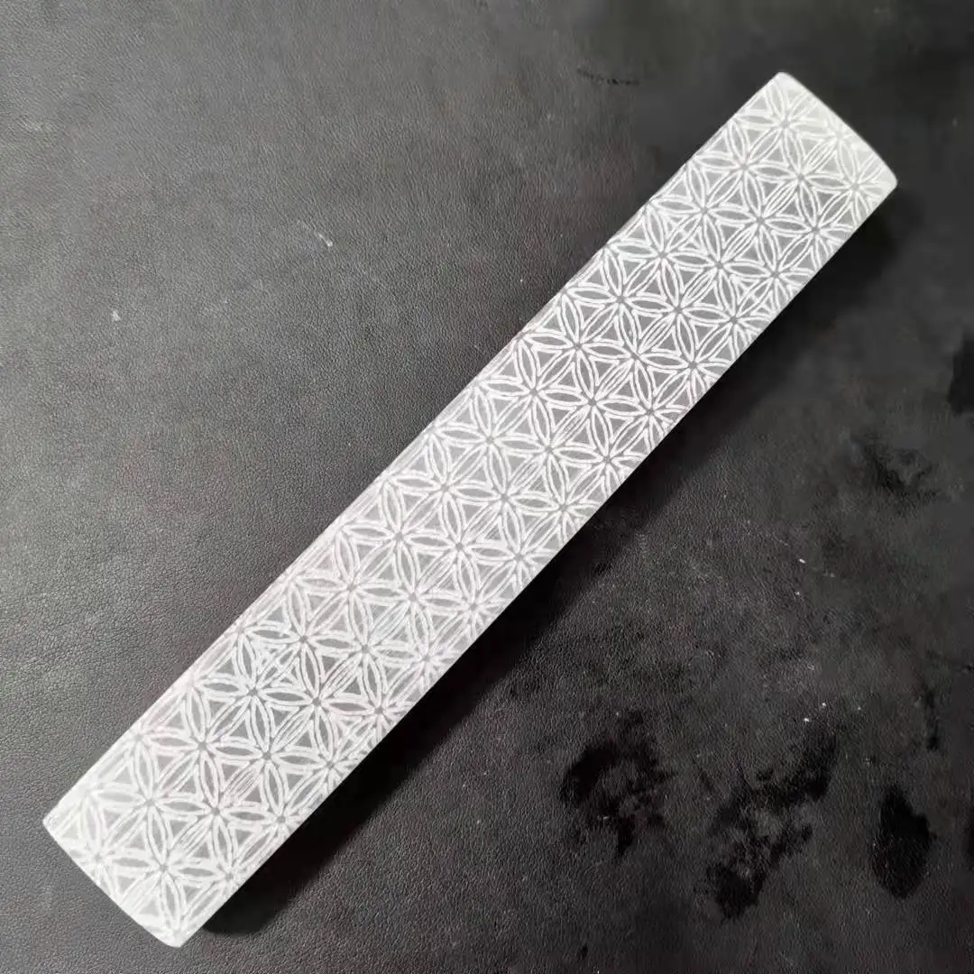 Natural White Selenite Long Strip Shape Gypsum Stick For Healing ...