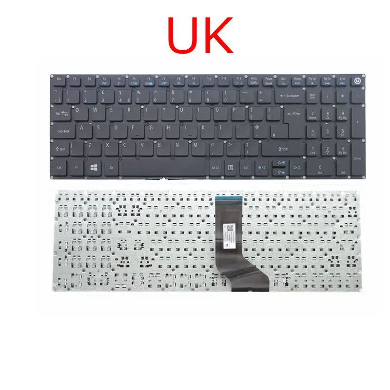 New Uk Laptop Keyboard For Acer Aspire 5 A515-41 A515-41g A515-41g-12ax ...