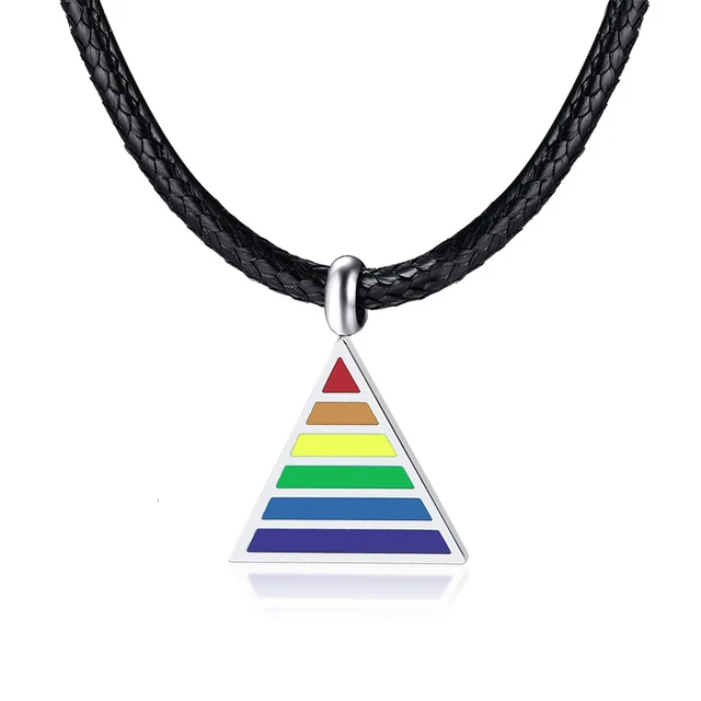 LGBT Pride Triangle Pendant Necklace - Queerks™