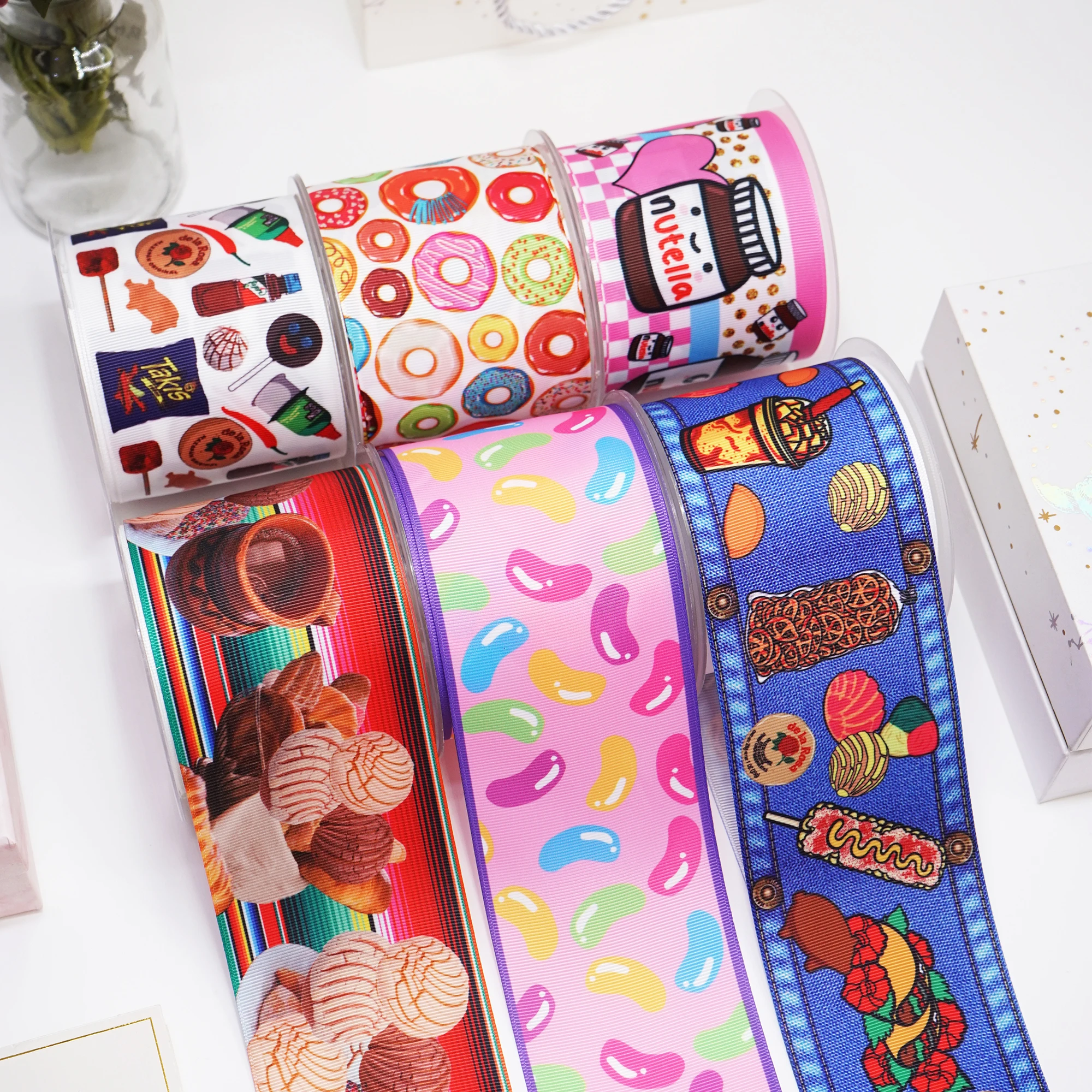 DIY-Cartoon-Printed-Grosgrain-Ribbon-For-Craft-Supplies-Sewing ...