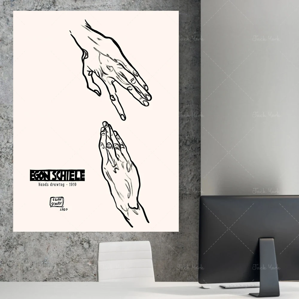 Egon Schiele Line Drawings