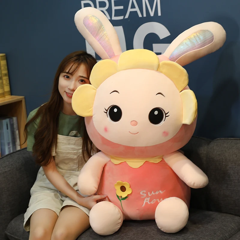 Cute-Cartoon-Sun-Rabbit-Doll-Soft-Plush-Toy-Child-Bunny-Sleeping ...