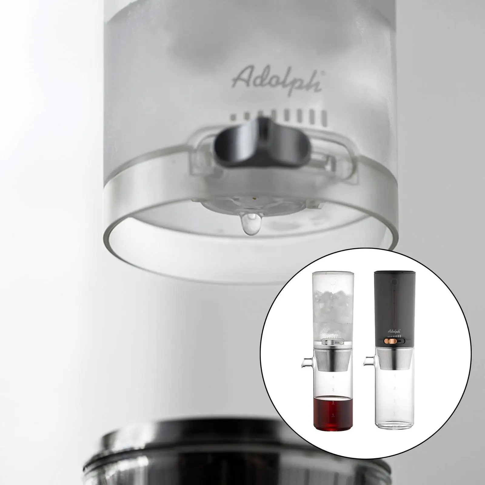 Ice Coffee Maker Cold Extraction Drip Pot Adjustable Drip Speed Cold ...