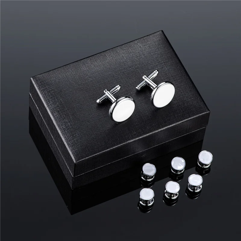 Cufflinks For Mens Set Copper Metal Man Shirt Cufflink Box Luxury Men's ...