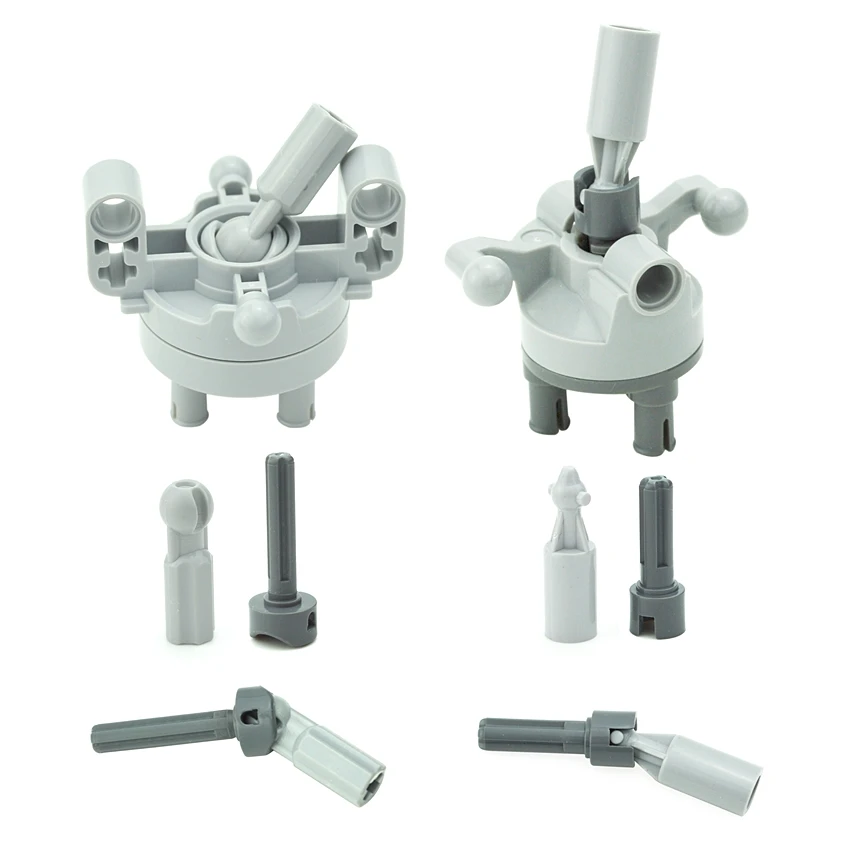 기술 MOC 부품 52730 52731 스티어링 CV 조인트 액슬 및 볼 92906 32494 MOC 빌딩 블록 벽돌 자동차 ...