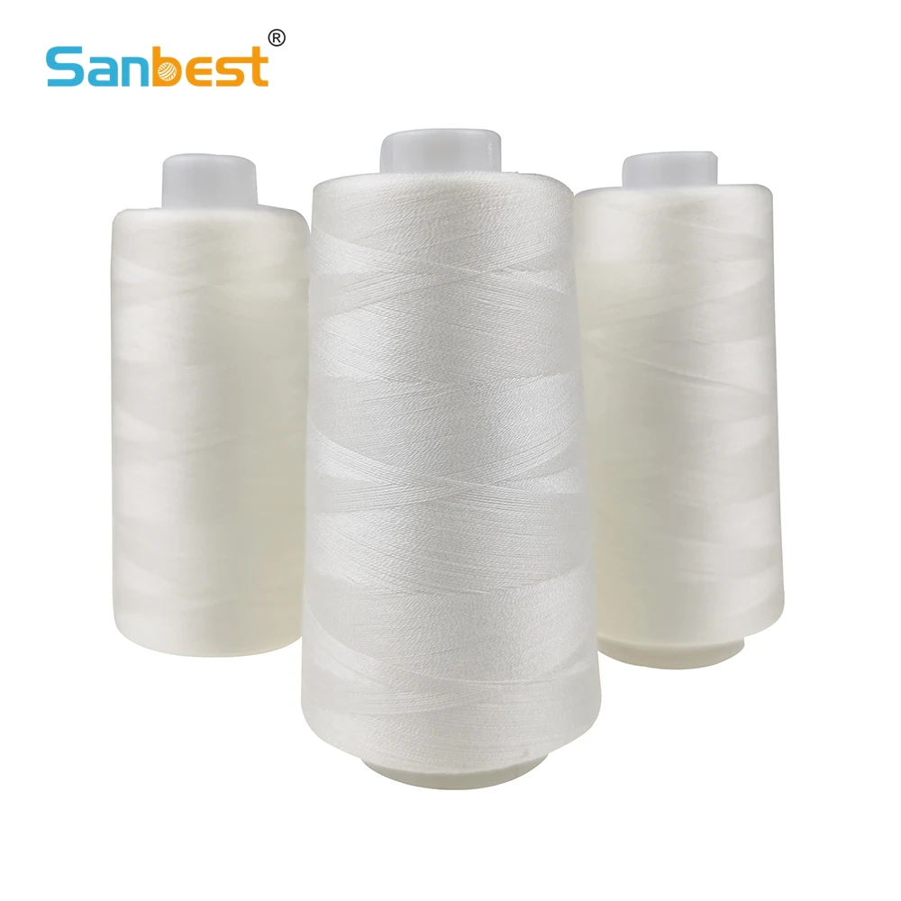 Sanbest 2000m 100% Vinylon Water Soluble Sewing Thread 40s/2 Spun ...