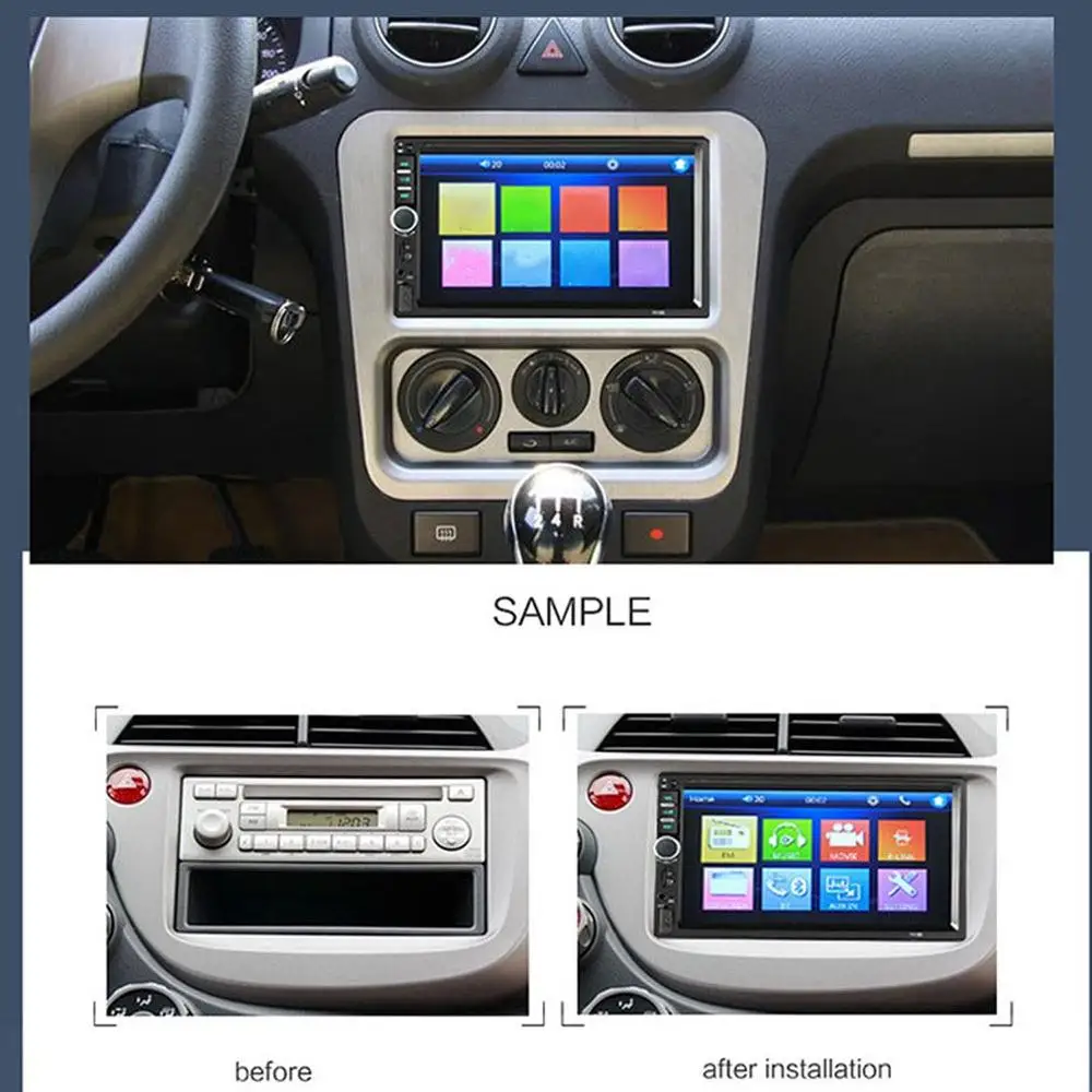 Mp5 Car Display Car Dual Spindle Mp4 Card Multimedia Player Multimedia ...