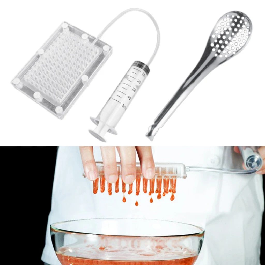 96-Hole-Molecular-Gastronomy-Caviar-Maker-Gourmet-Fish-Roe-Strainer ...