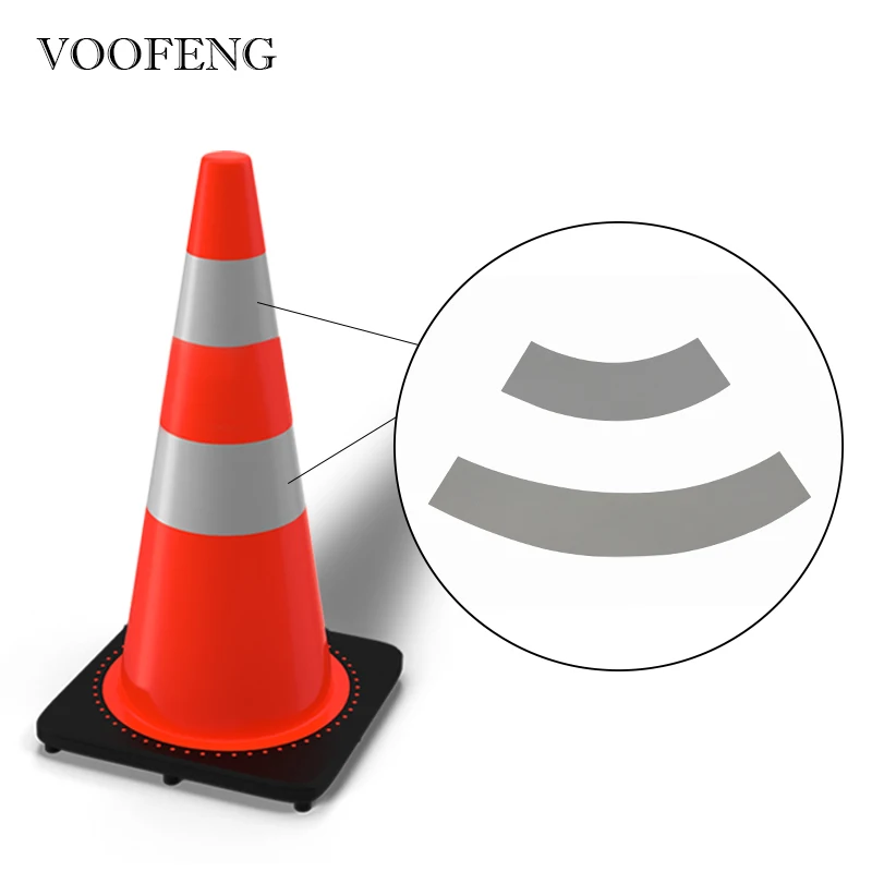 VOOFENG-Traffic-Cone-Reflector-Sticker-DIY-High-Visibility-Self ...
