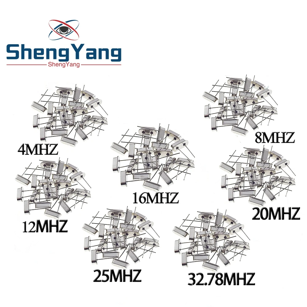10PCS 4Mhz 6Mhz 8Mhz 12Mhz 16Mhz 20Mhz 24Mhz 4.000mhz 8.000mhz Quartz ...