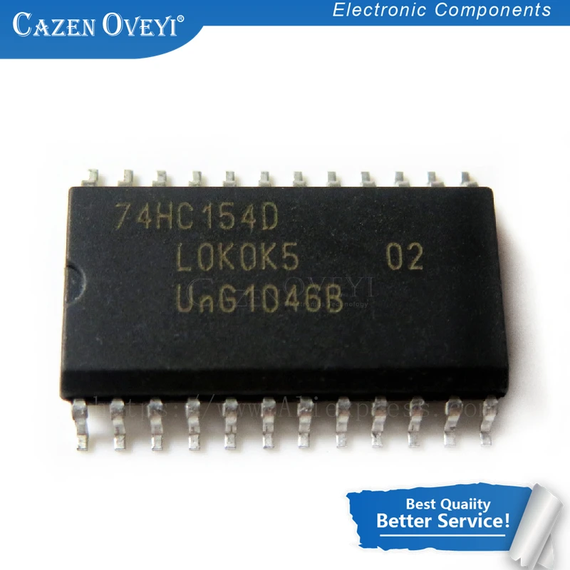 10pcs/lot 74HC154D SOP24 74HC154 Encoder,decoder,multiplexer and ...