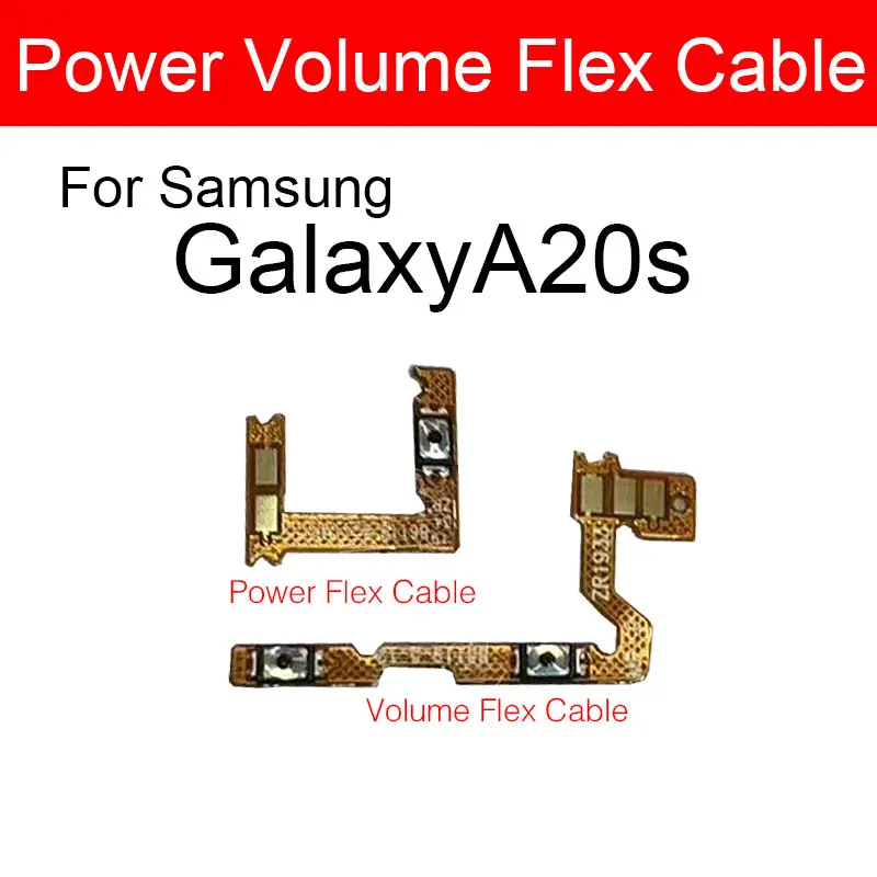Switch Power Flex Cable For Samsung Galaxy A20s A207 A207f A2070 Volume ...