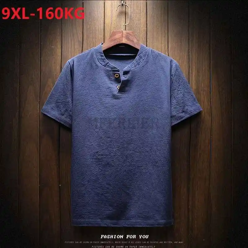 Cotton T-shirt | Linen T-shirt | Cotton Tshirt | Linen Tshirt | Cotton Tees - Summer Size 9xl ...