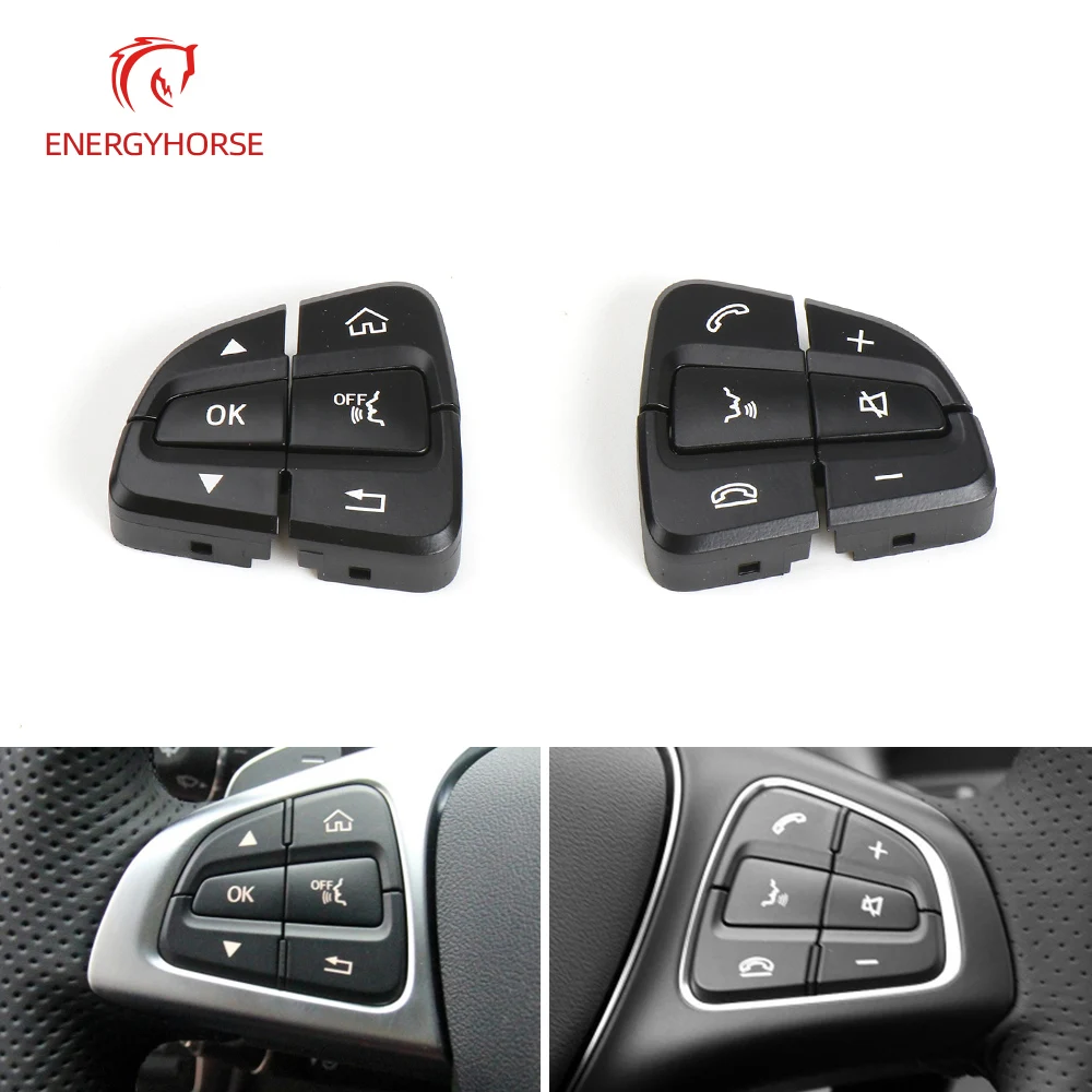 For-Mercedes-W205-W253-Car-Steering-Wheel-Switch-Control-Buttons-Car ...
