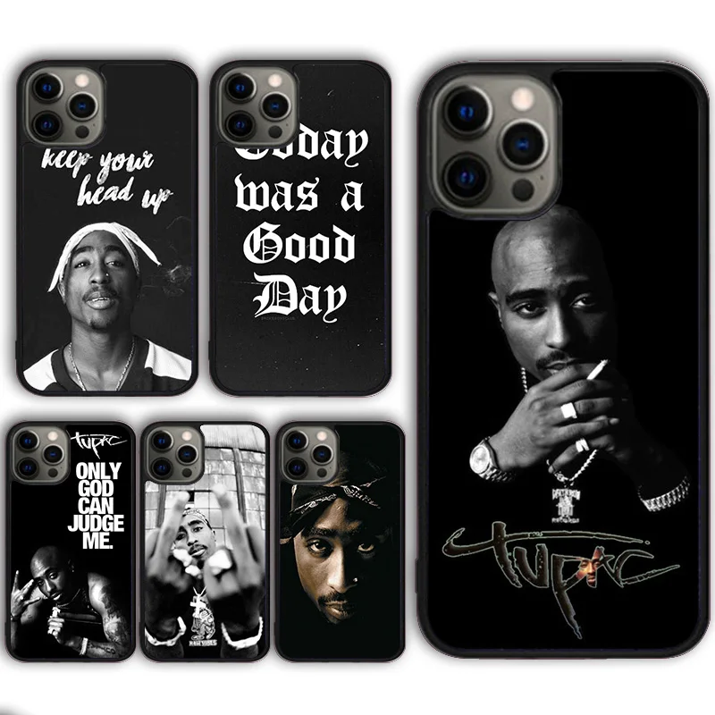 Hiphop-Rap-Singer-2Pac-Tupac-Shakur-Phone-Case-for-iPhone-13-14-11-12 ...