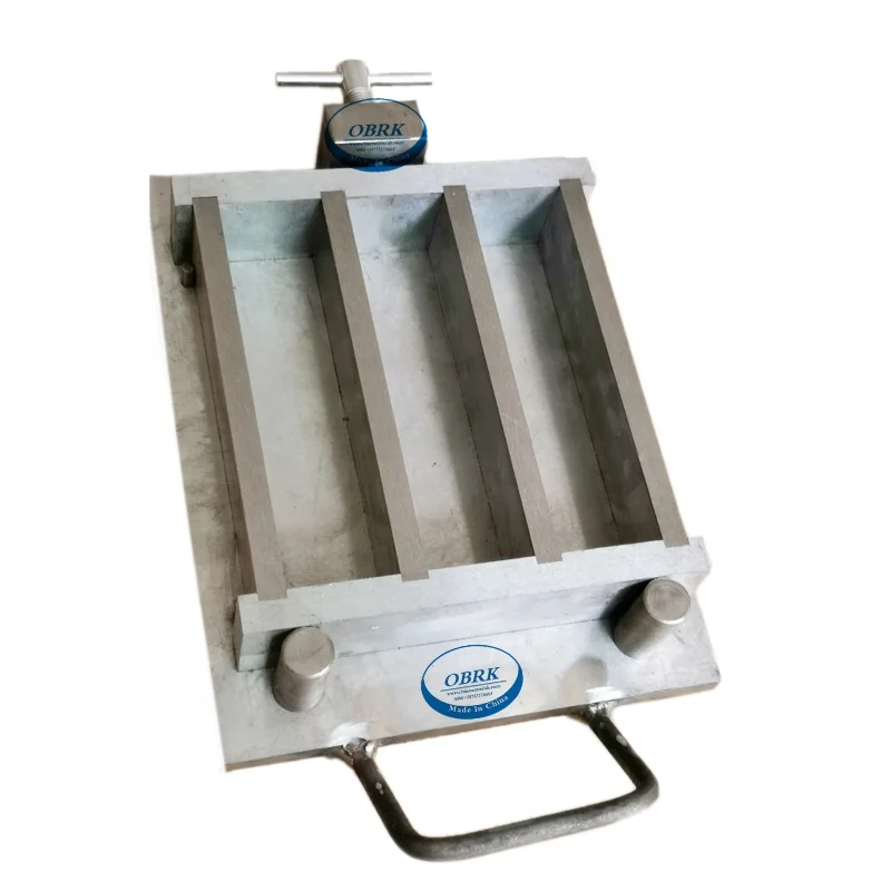 Steel Three Gang Cement Mortar Prism Test Mould 40*40*160mm - Ornaments ...