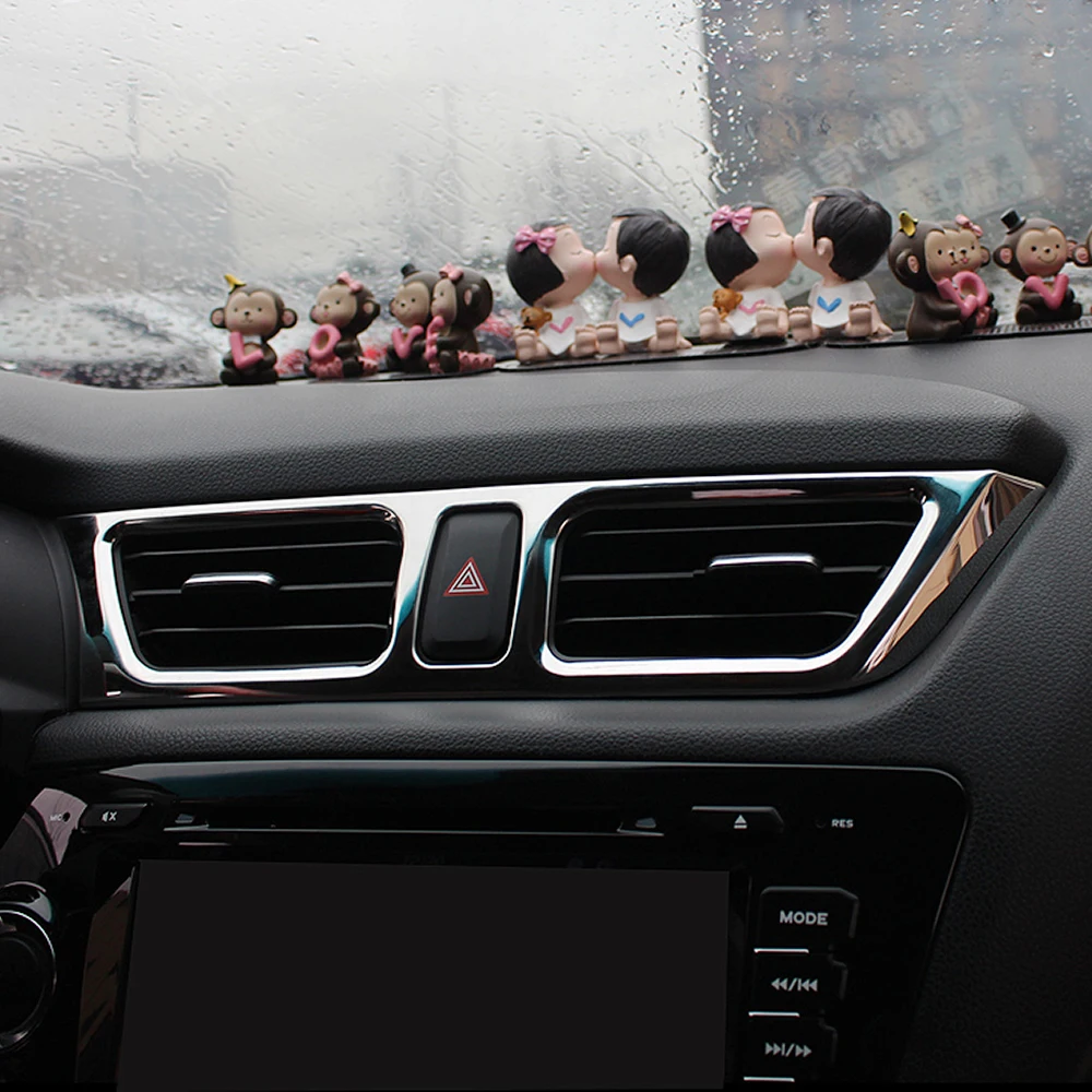 5pcs-set-Car-styling-Car-Air-Vent-cover-trim-Decoration-frame-Fit-For ...