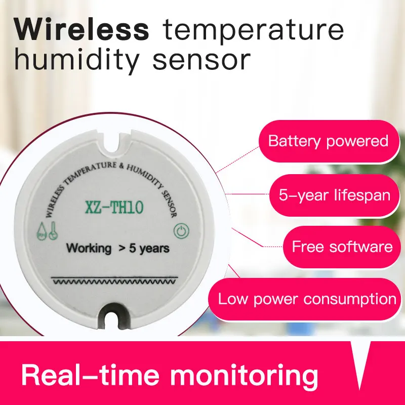 433mhz rf wireless humidity sensor temperature humidity meter long ...