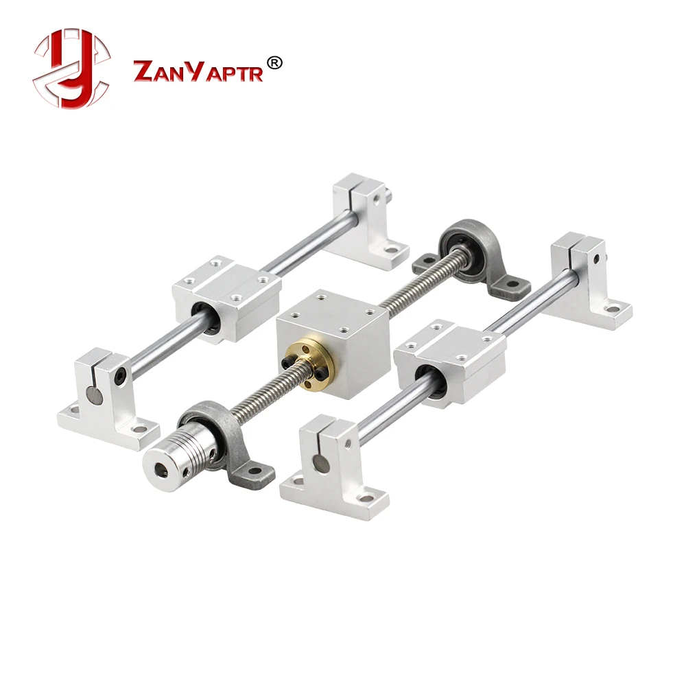 3d Printer Guide Rail Parts -t8 Lead Screw 200mm 300mm 400mm 500mm ...