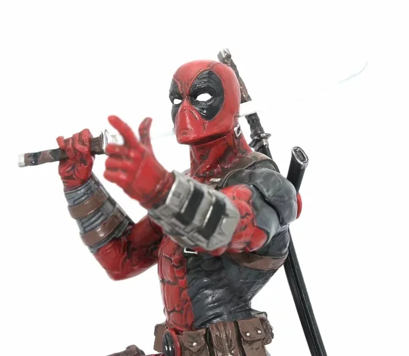 New Hot! 26CM Diamond Select Toys Marvel Premier Deadpool Resin Statue ...