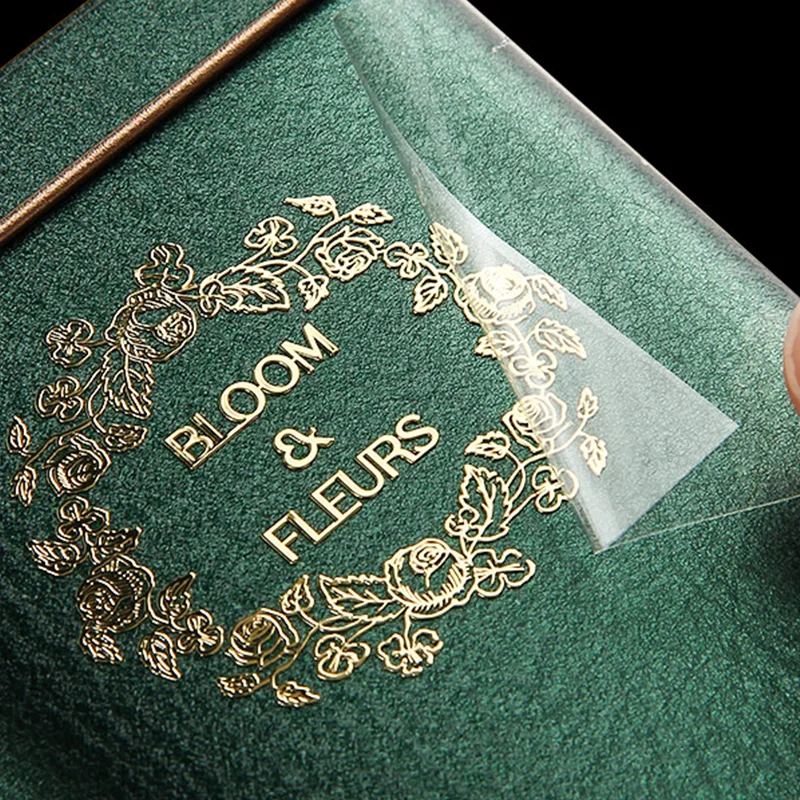 Gold Metal Transfer Stickers Personalise LOGO Custom GOLD Shine Letter ...