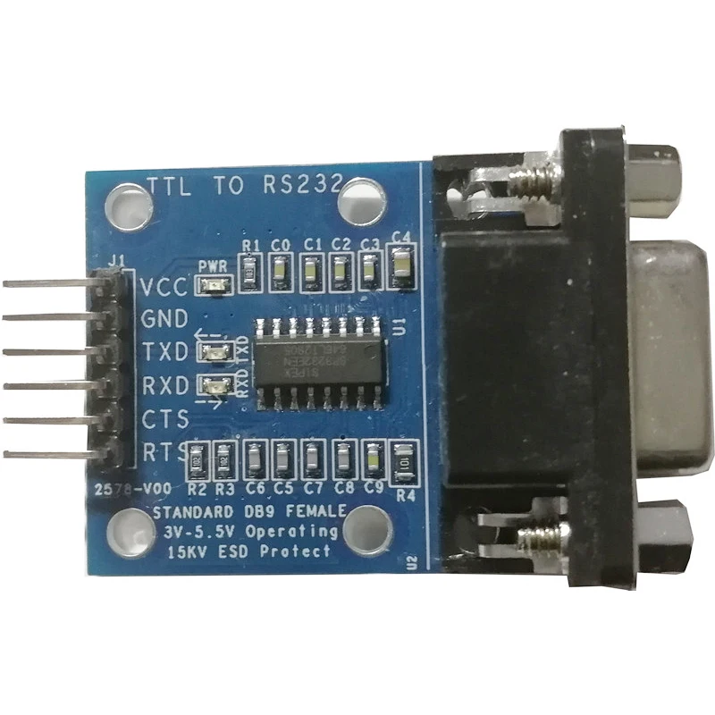 Serial-Port-Level-Conversion-SP3232-TTL-to-RS232-Mutual-Conversion-Male ...