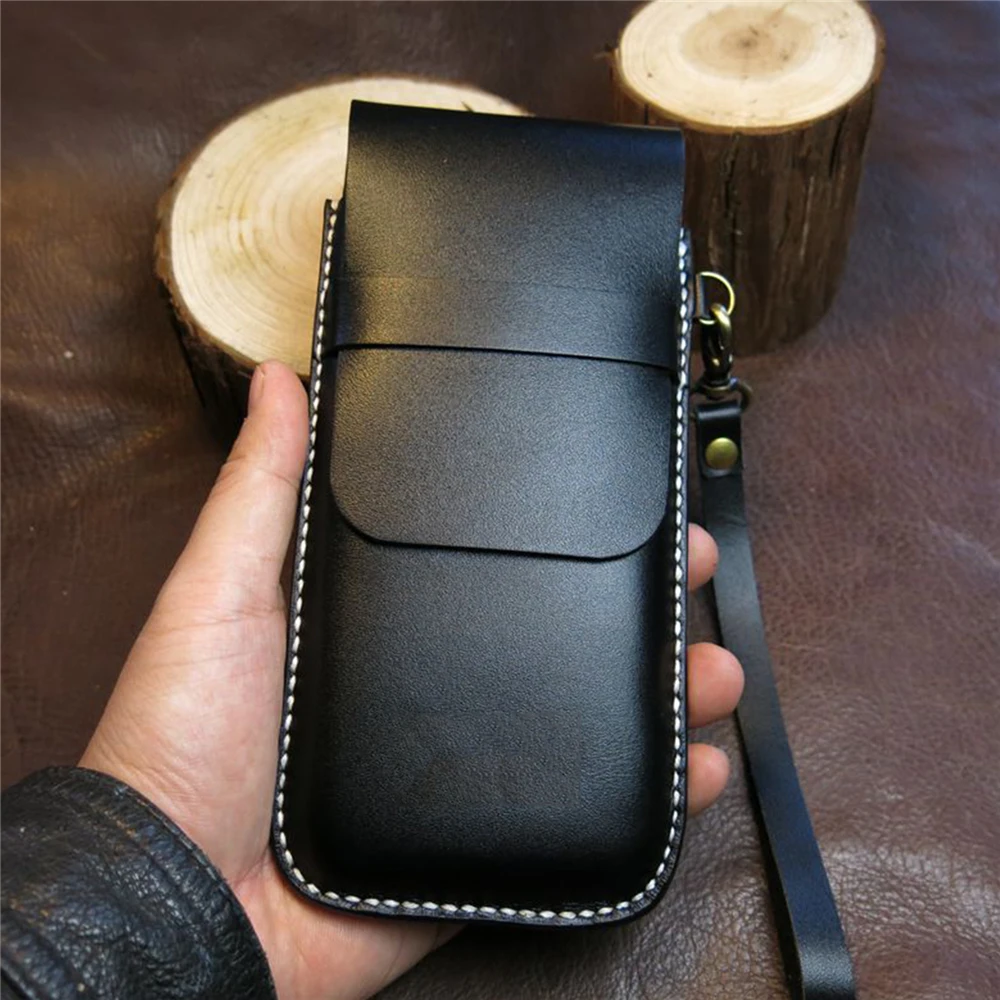 Protective Bag Leather Phone Pouch Cover for Samsung Galaxy Fold Phone ...