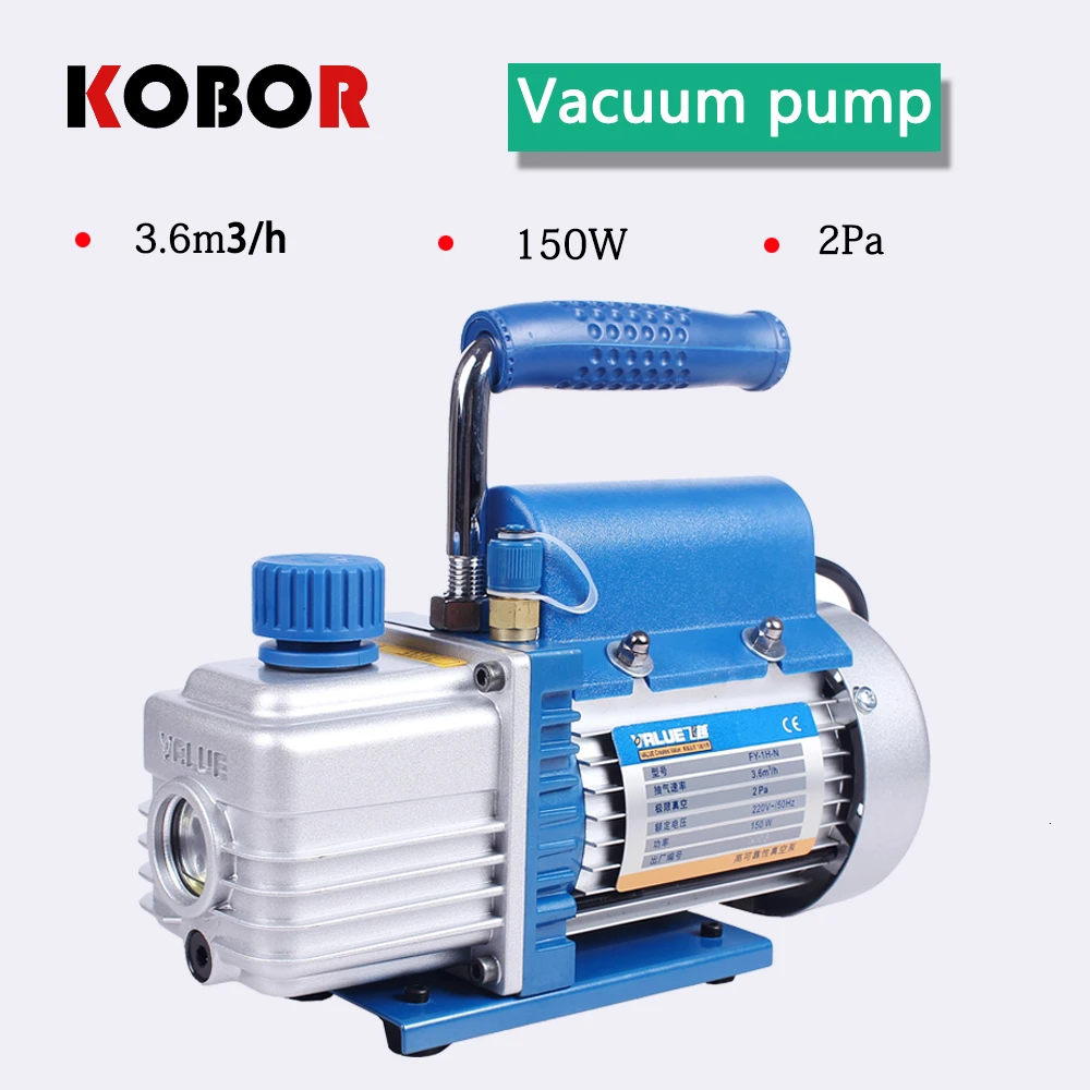 2019-new-1L-Rotary-Vane-Single-Stage-Mini-Vacuum-Pump-for-Car-air ...